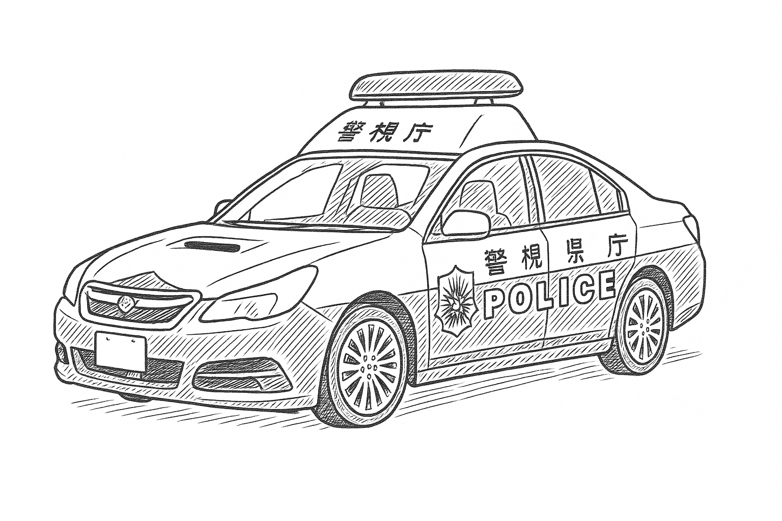 ぬりえ印刷【色んな車両】お子様とのおうち時間にどうぞ （子ども 塗り絵） | かめちゃんの放デイサポート